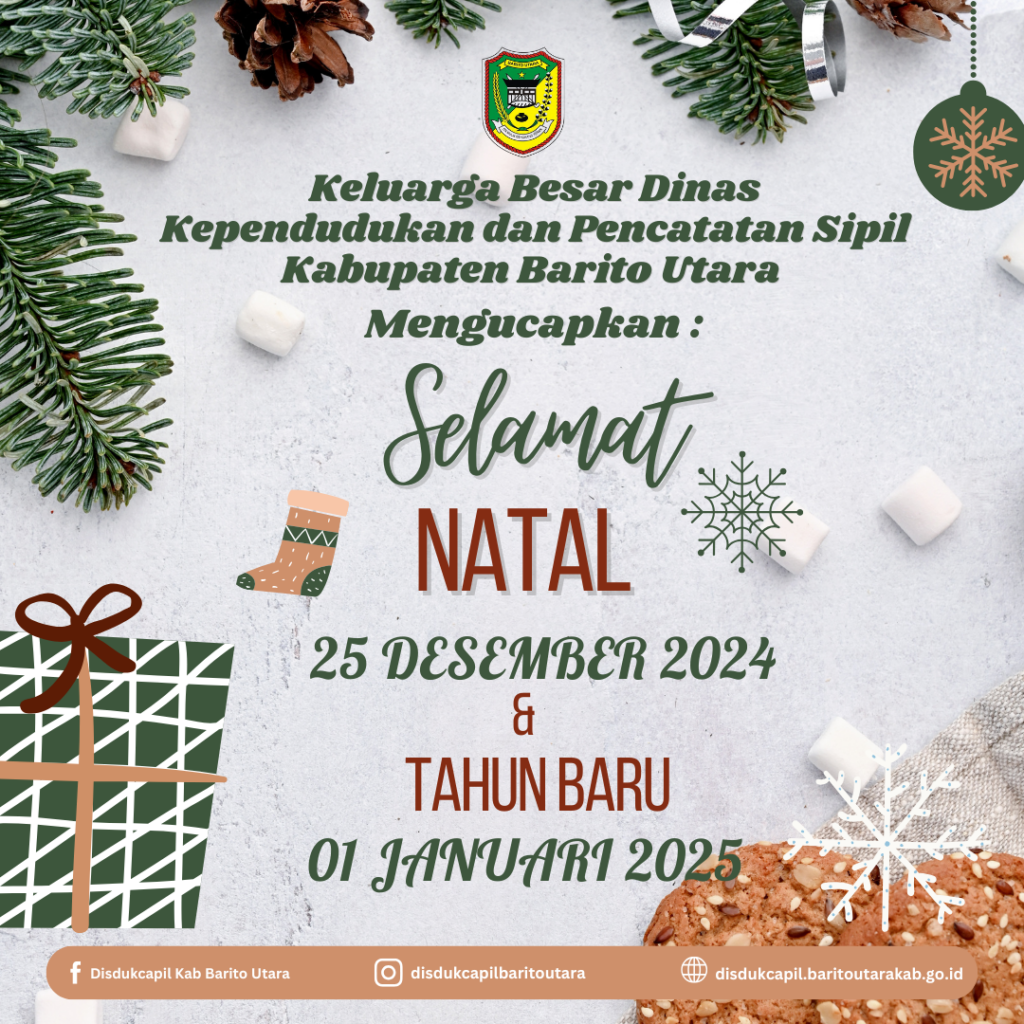 SELAMAT HARI NATAL 25 DESEMBER 2024 DAN TAHUN BARU 01 JANUARI 2025 ...
